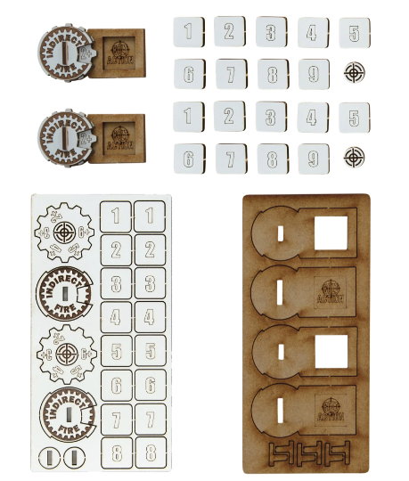 Bolt Action MDF Artillery Zeroing In Markers | Warstorm Games