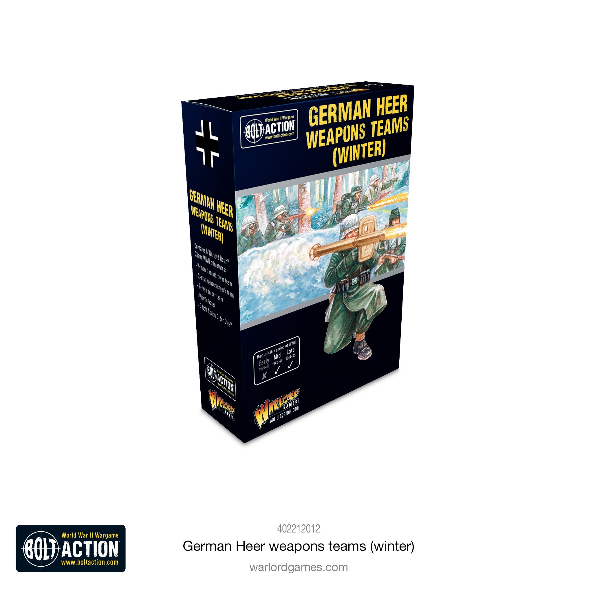 German Heer (Winter) weapons teams | Warstorm Games