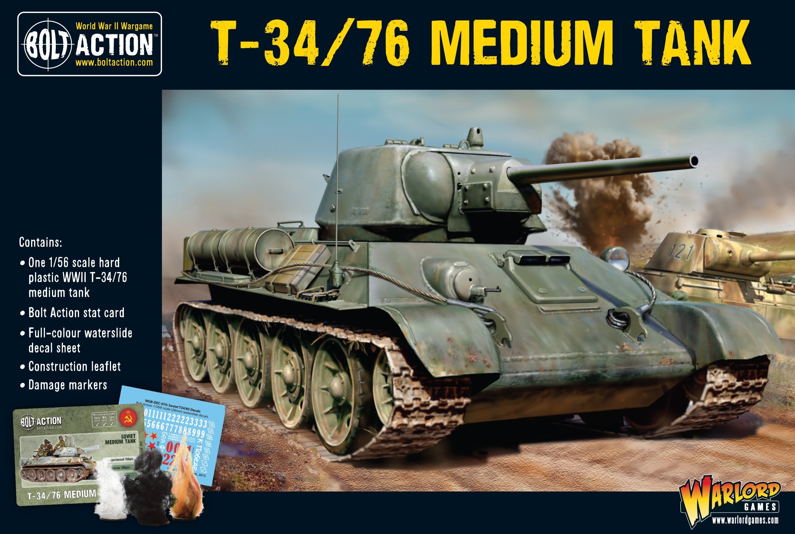 T34/76 Medium Tank | Warstorm Games