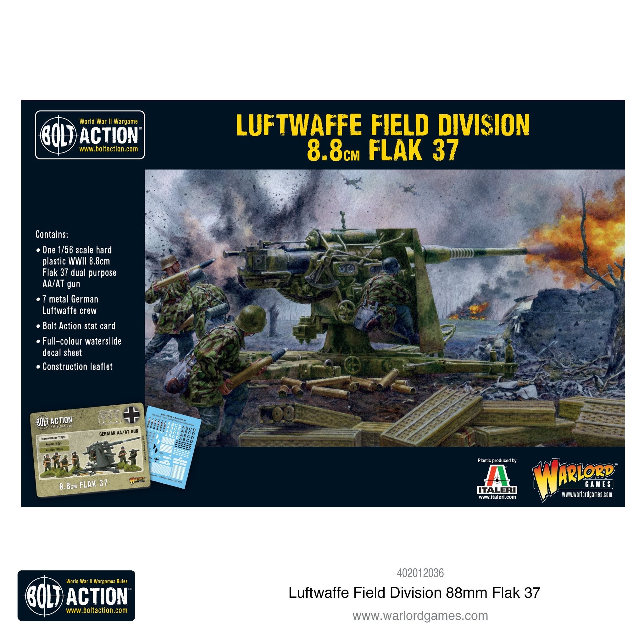 Luftwaffe Field Division 88mm Flak 37 | Warstorm Games