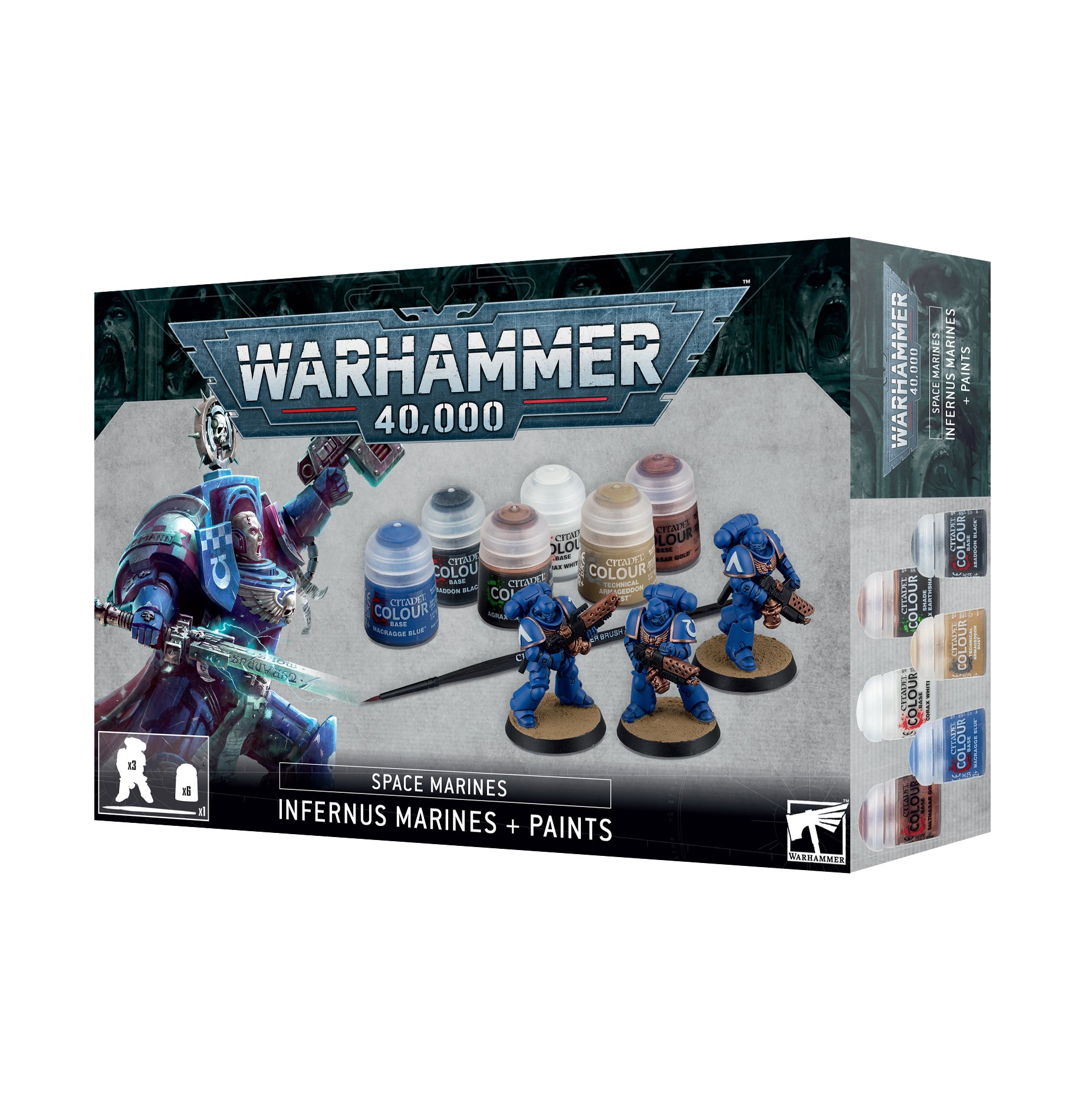 Space Marines: Infernus Marines + Paints | Warstorm Games