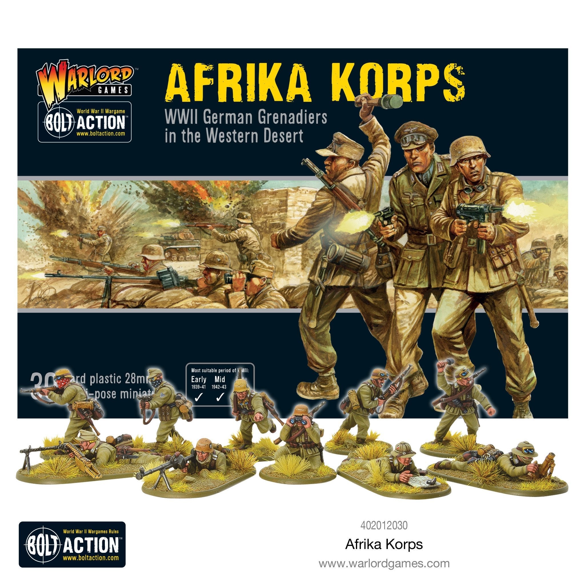 Afrika Korps Infantry | Warstorm Games